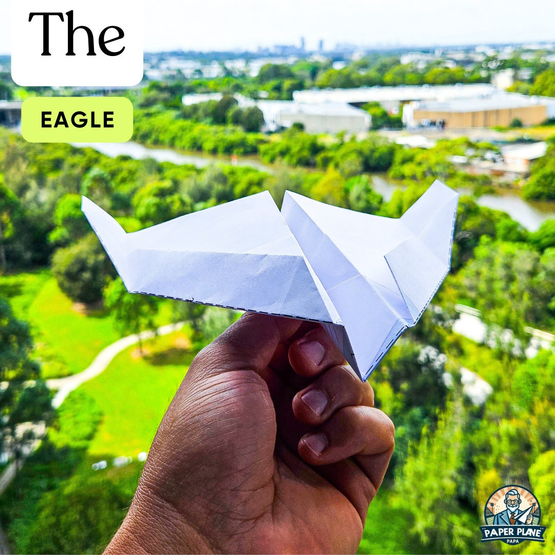 Premium DIY Paper Plane Kit: the Eagle - Majestic & Powerful! - Etsy