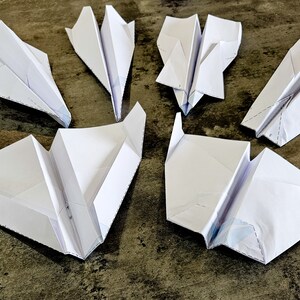 Premium DIY Paper Plane Kit: the Glider - Effortless & Graceful! - Etsy