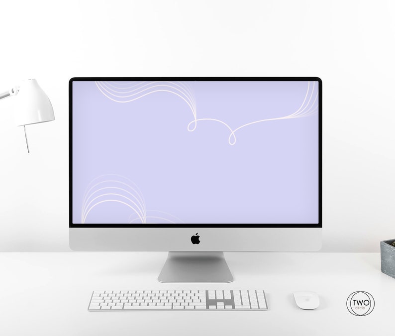 Lines Desktop Computer Wallpaper Design With 5 Color Variations in One ...