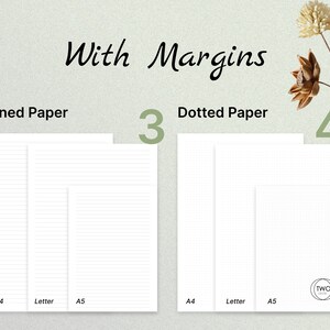 Note Taking Templates Printable Paper Daily Essential Basic Bundle With ...