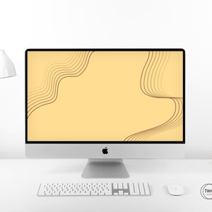 Lines Desktop Computer Wallpaper Design With 5 Color Variations in One ...