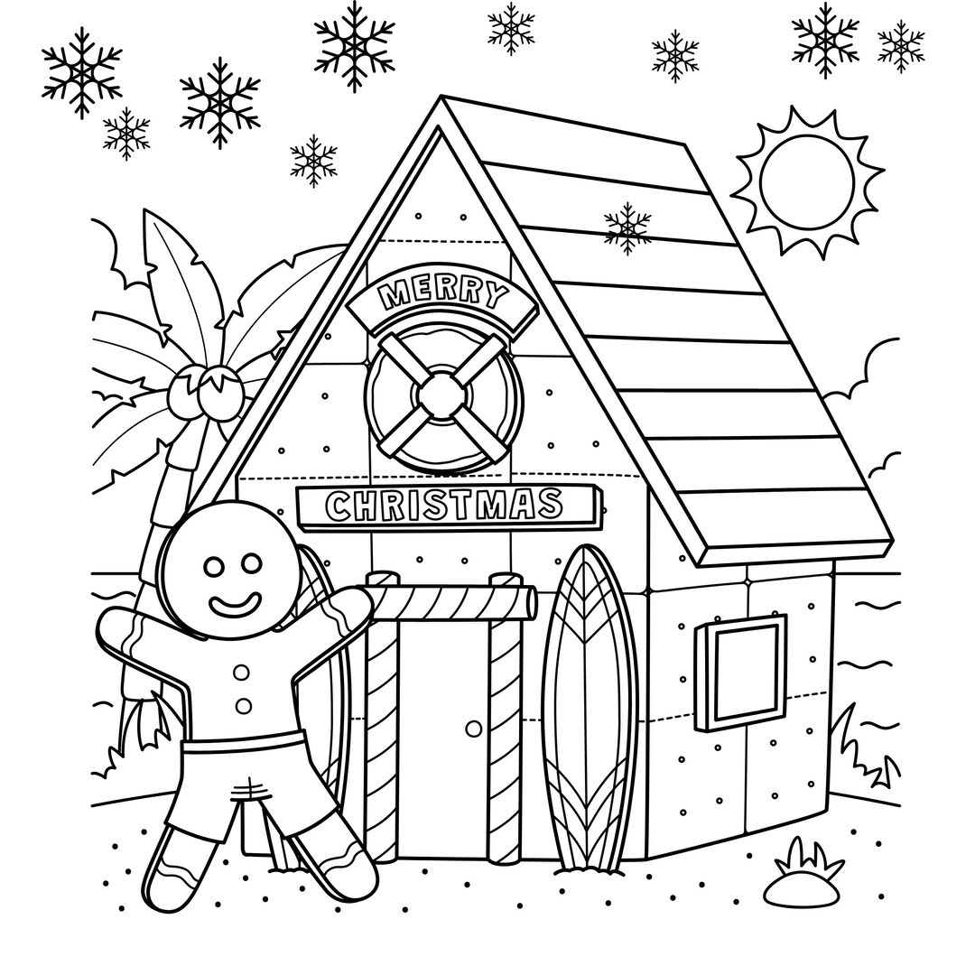 Christmas Coloring Pages Printable Holiday Coloring Sheets for Kids ...