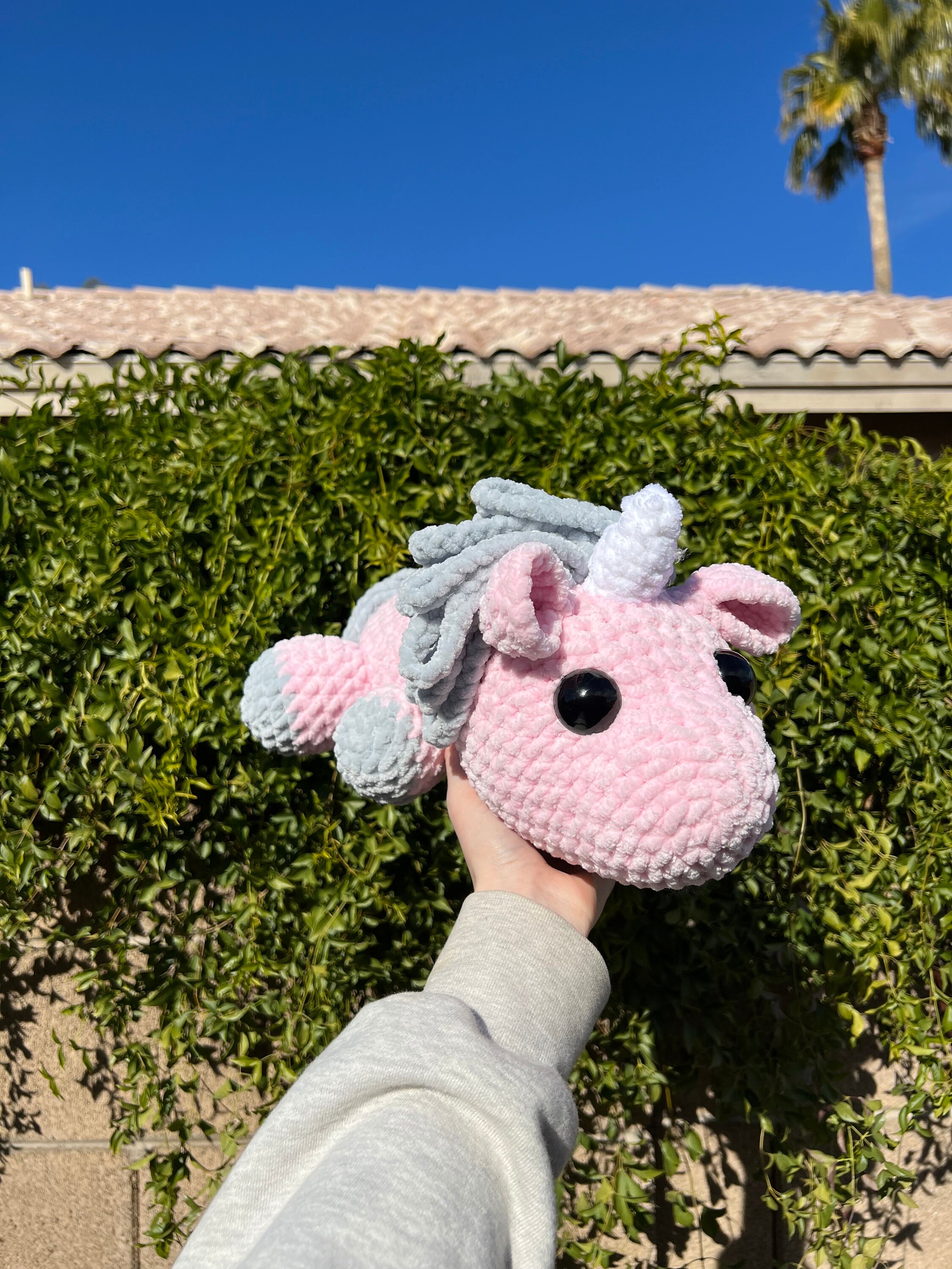 Sleepy Unicorn Plushie - Etsy