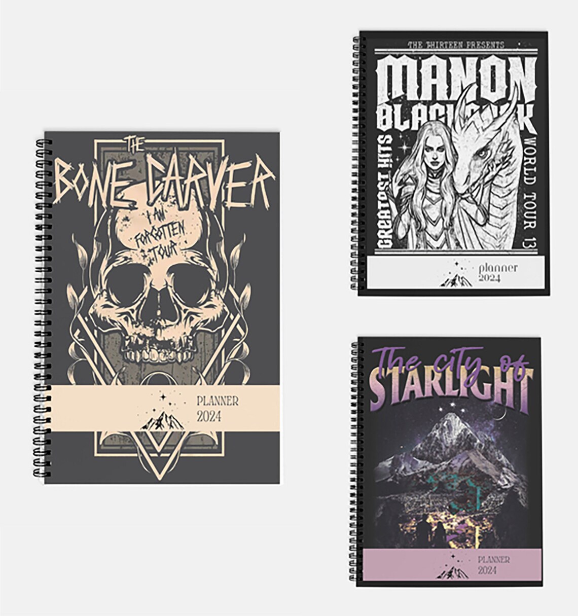 Sarah J Maas 2024 Hardcover Spiral 8.5x11 Planner Actor City - Etsy