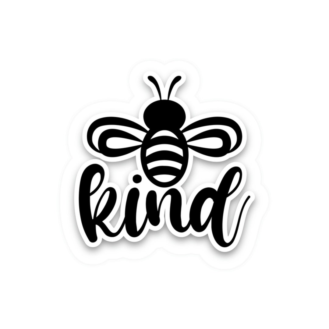 Bee Kind 3 X 4 Removable Vinyl Decal - Etsy
