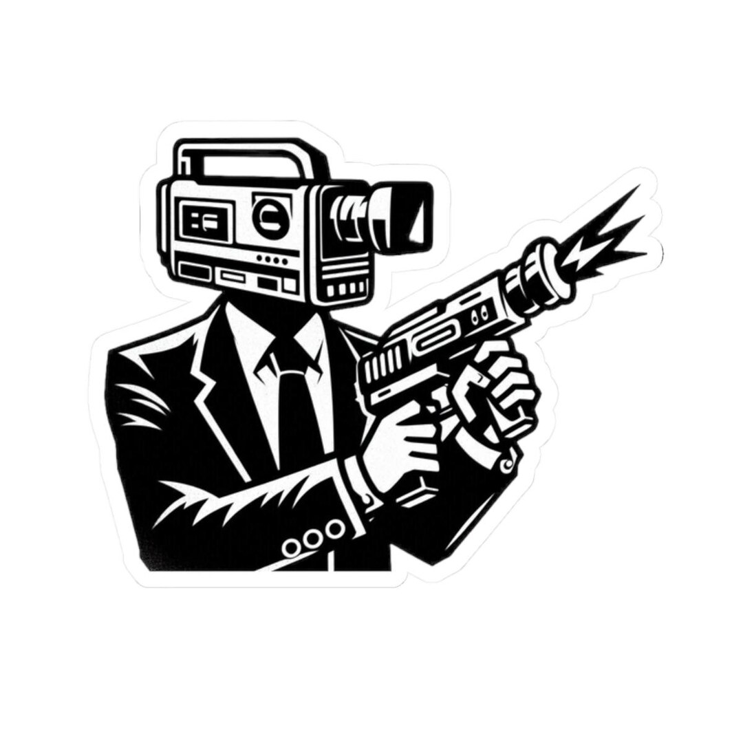 Camcorder Business Man, Kiss-cut Stickers - Perfect for Gamers, Laptop ...