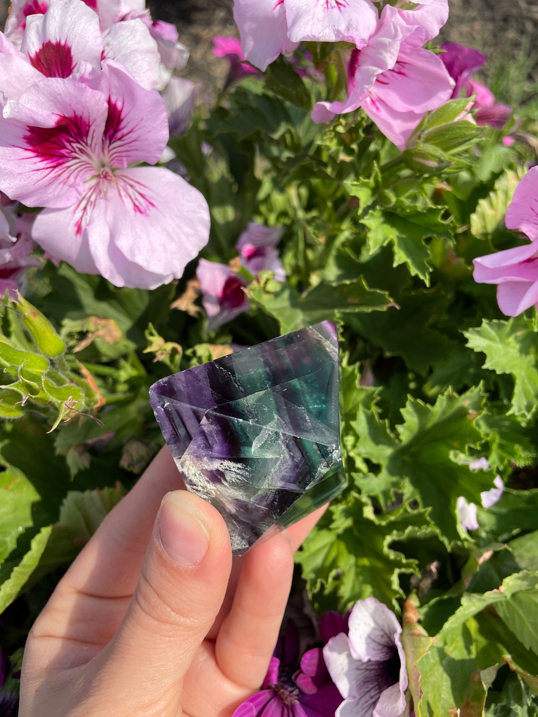Rainbow Fluorite Freeform Fluorite Crystals Healing Stones Metaphysical ...