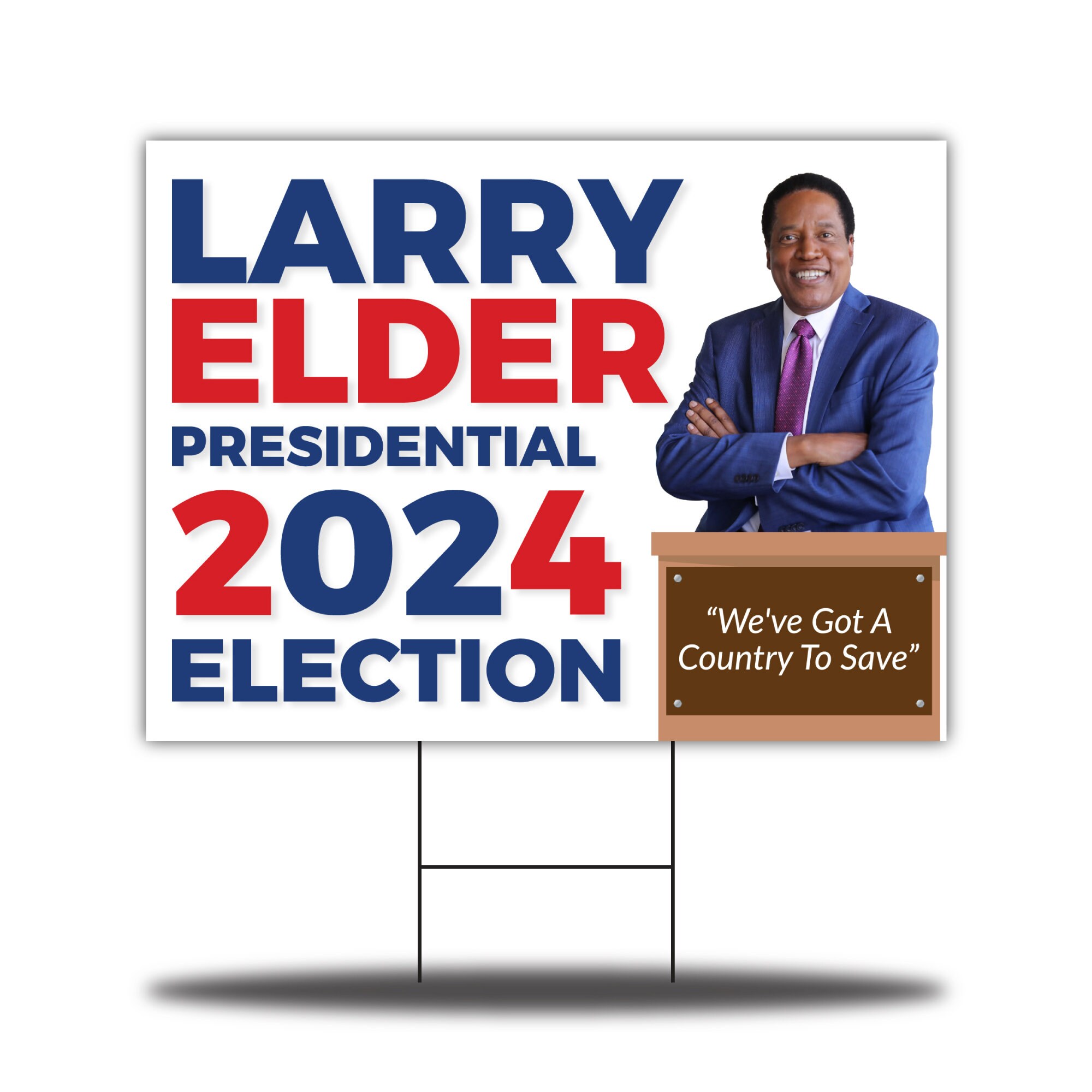 Yard Sign Larry 2024 Coroplast Larry for President 2024 Lawn - Etsy
