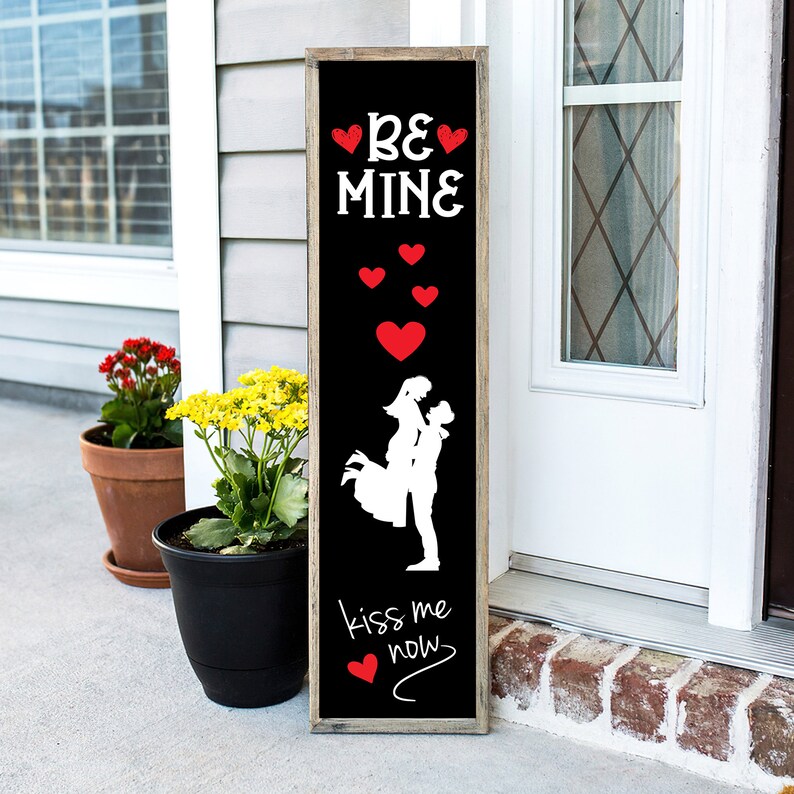 Valentine's Day Porch Sign Bundle Love and Happy Valentine's Day Svgs ...