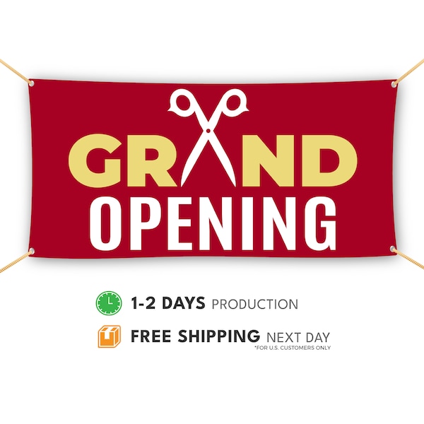 Grand Opening Banner - Etsy