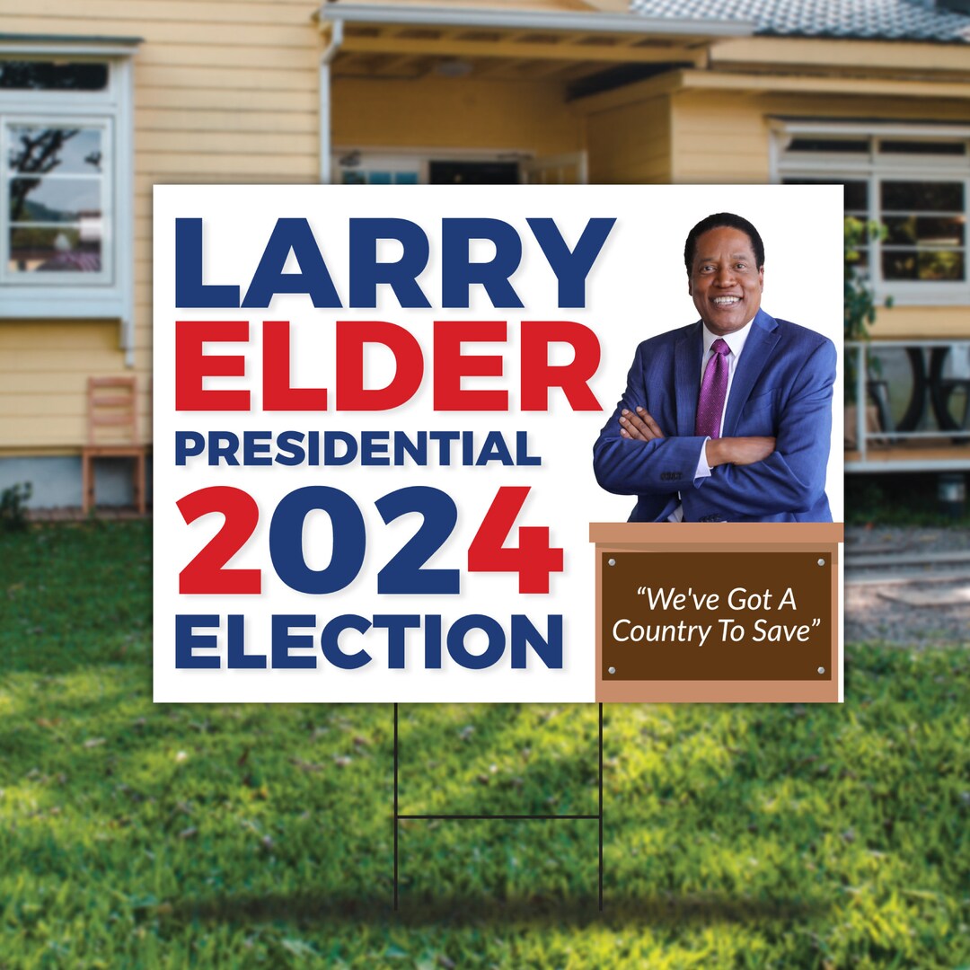 Yard Sign Larry 2024 Coroplast Larry for President 2024 Lawn - Etsy