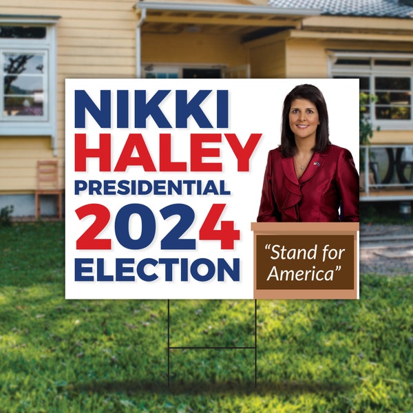 Nikki Haley Yard Sign - Etsy
