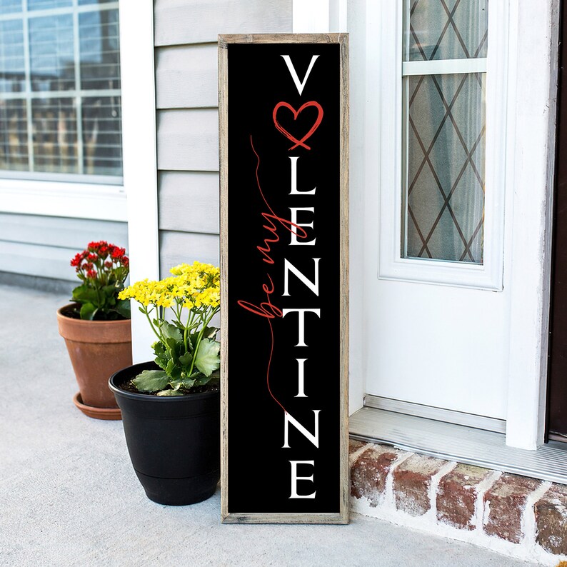 Valentine's Day Porch Sign Bundle Love and Happy Valentine's Day Svgs ...