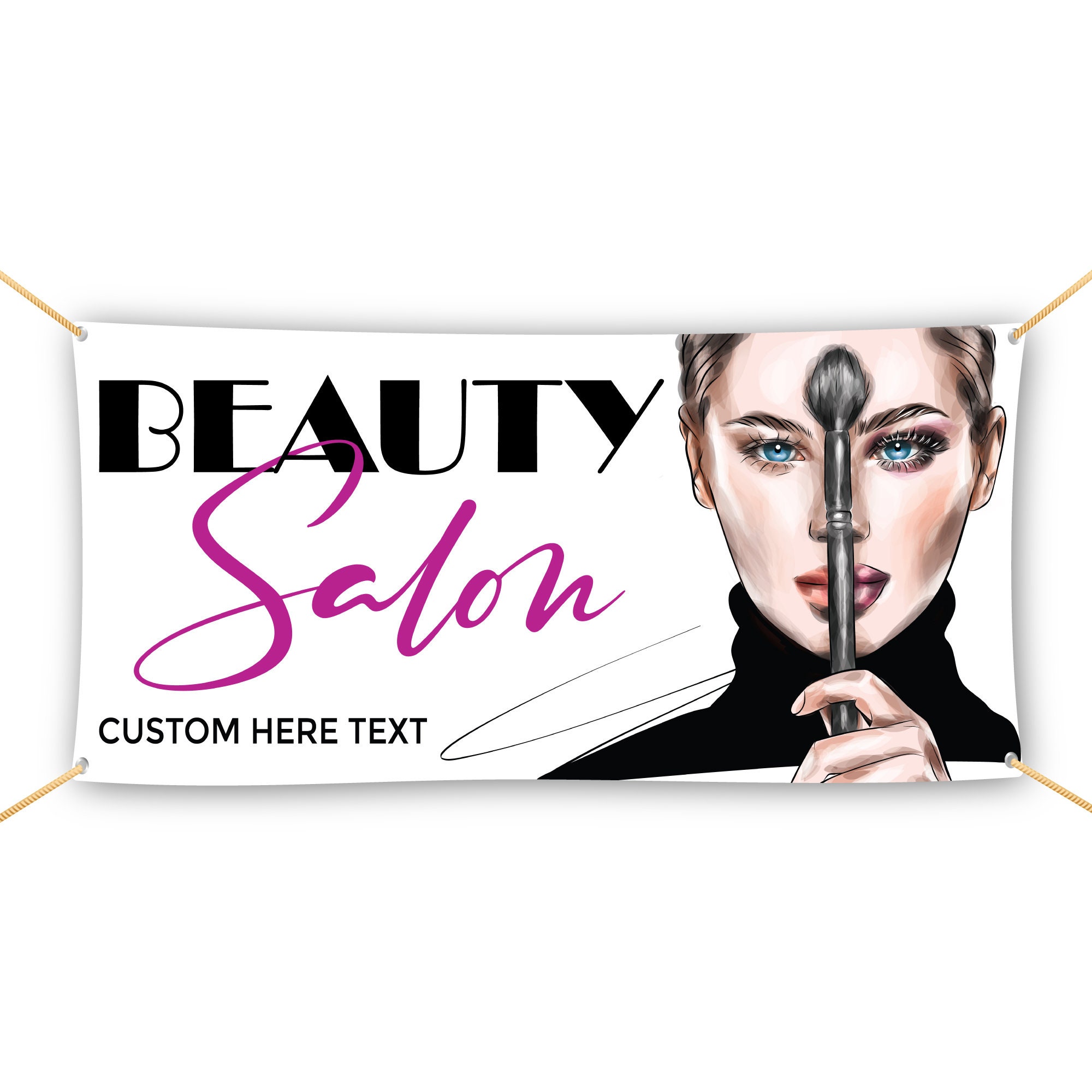 Beauty Salon Banner Sign,13 Oz Heavy Duty, Waterproof, Custom, Beauty ...
