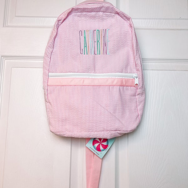 Seersucker Backpack - Etsy
