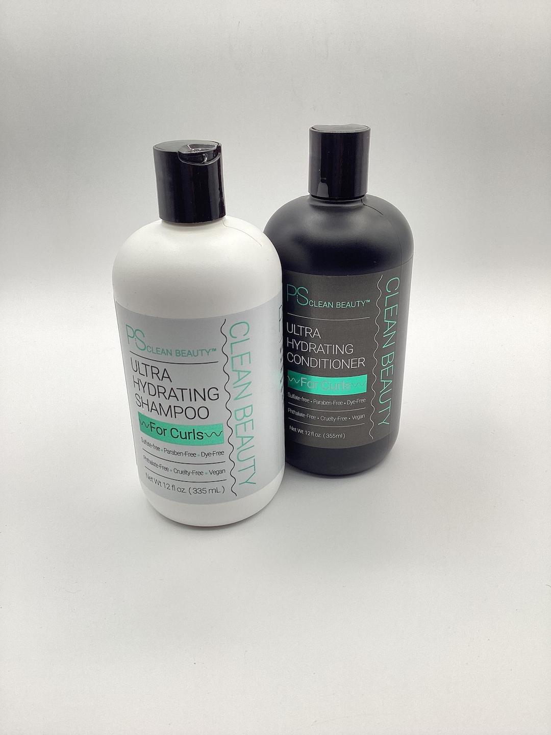 PS Clean Beauty Ultra Hydrating Shampoo & Conditioner for Curls Set 12 ...