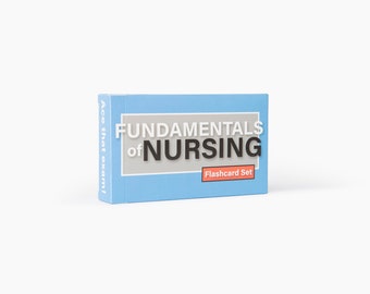 Fundamentals Nursing Flashcards - Etsy
