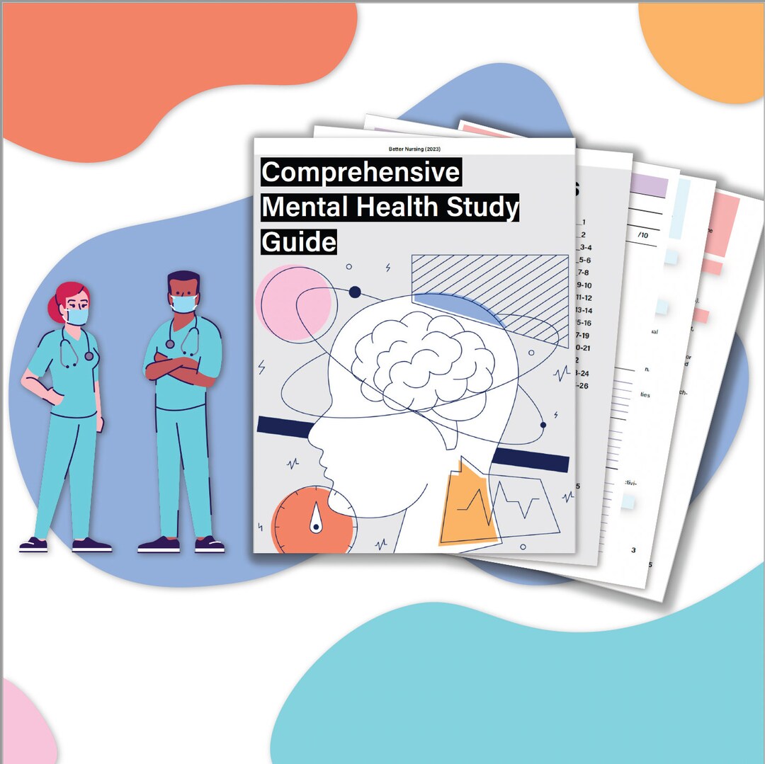 Mental Health Nursing Study Guide - Etsy