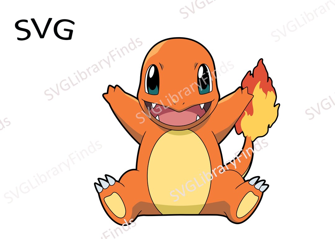 Pokemon Charmander SVG Pokemon Svg Png Ai Eps Bundle - Etsy