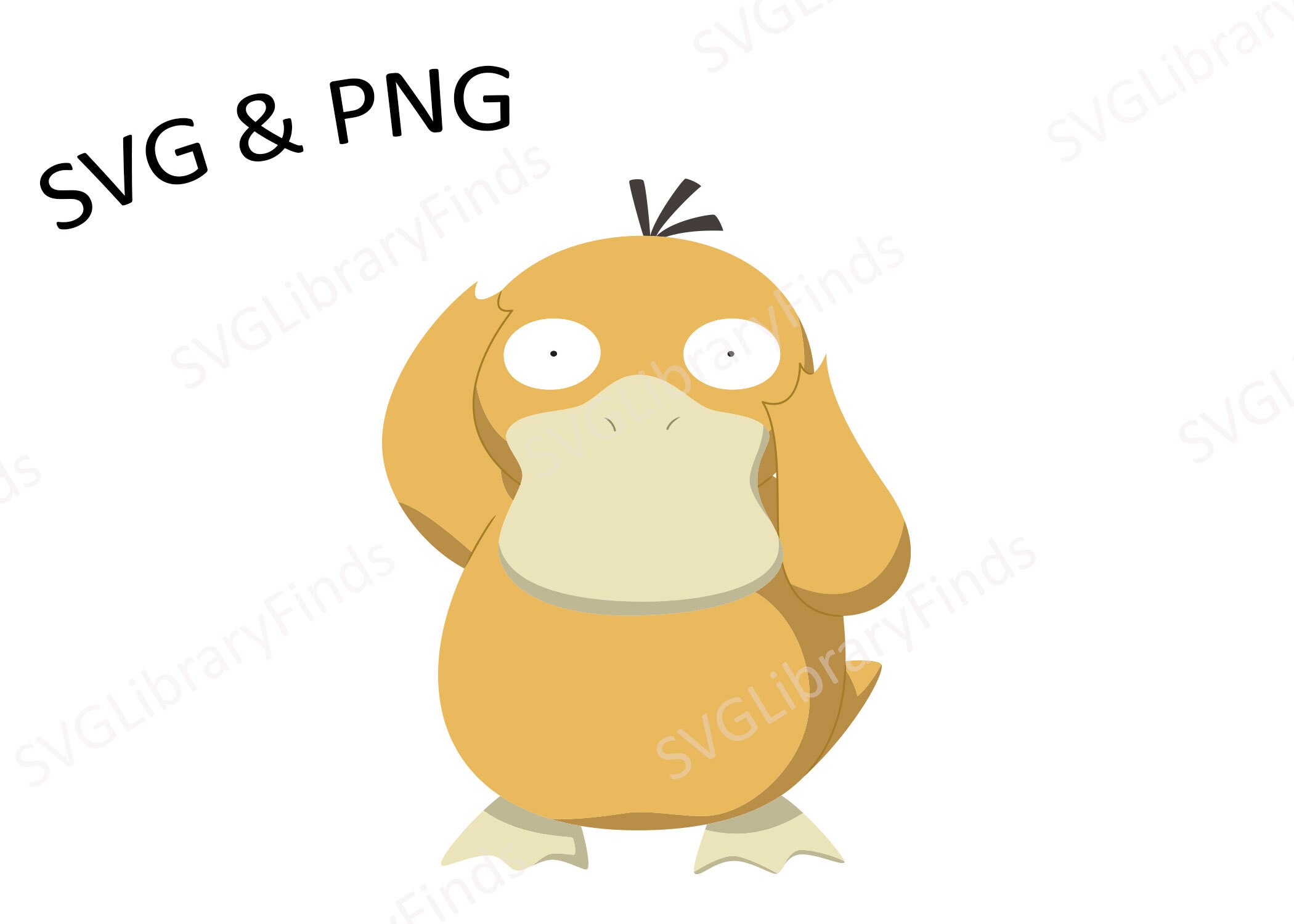 Pokemon Psyduck SVG Pokemon Svg Png Ai Eps Bundle - Etsy