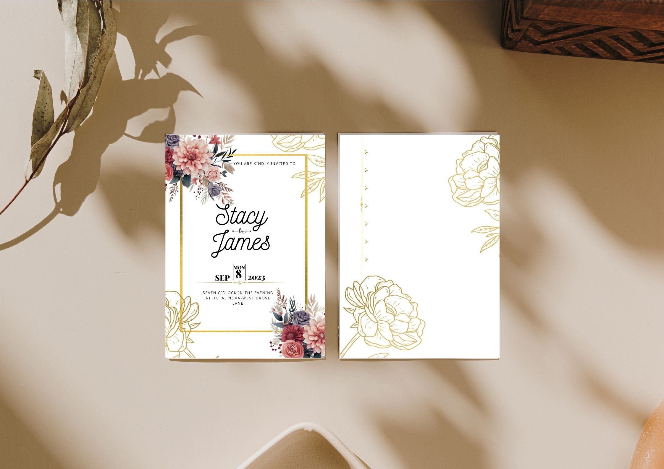 Invitation Card Templates Digital Invitations.editable File - Etsy