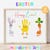 Easter Chicken Handprint Art, Handprint Craft, Art Crafts for Kids ...