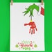 Christmas Handprint Art Project for Kids, Christmas Grinch Handprint ...