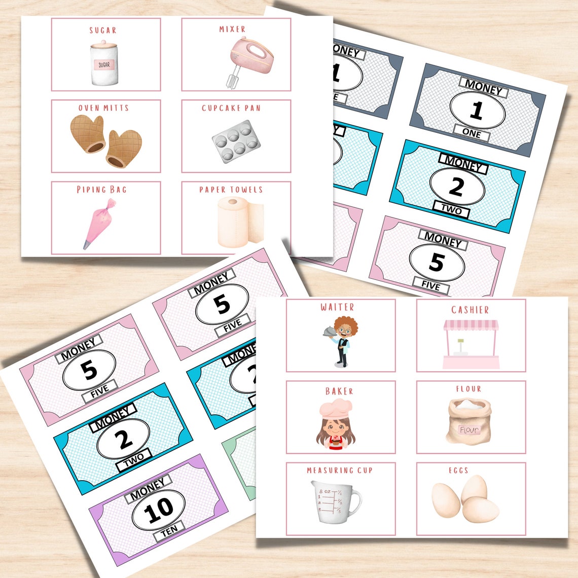 Bakery Dramatic Play Pretend Play Play Kit Classroom - Etsy