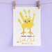 Easter Chicken Handprint Art, Handprint Craft, Art Crafts for Kids ...