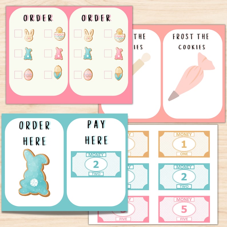 Spring Time Cafe Dramatic Play, Easter Pretend Play, Easter Dramatic ...