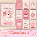 Retro Valentine Cards PRINTABLE, Valentines Day Cards for Kids ...