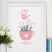 PRINTABLE Valentines Day Handprint Art Craft for Kids, Keepsake Art ...