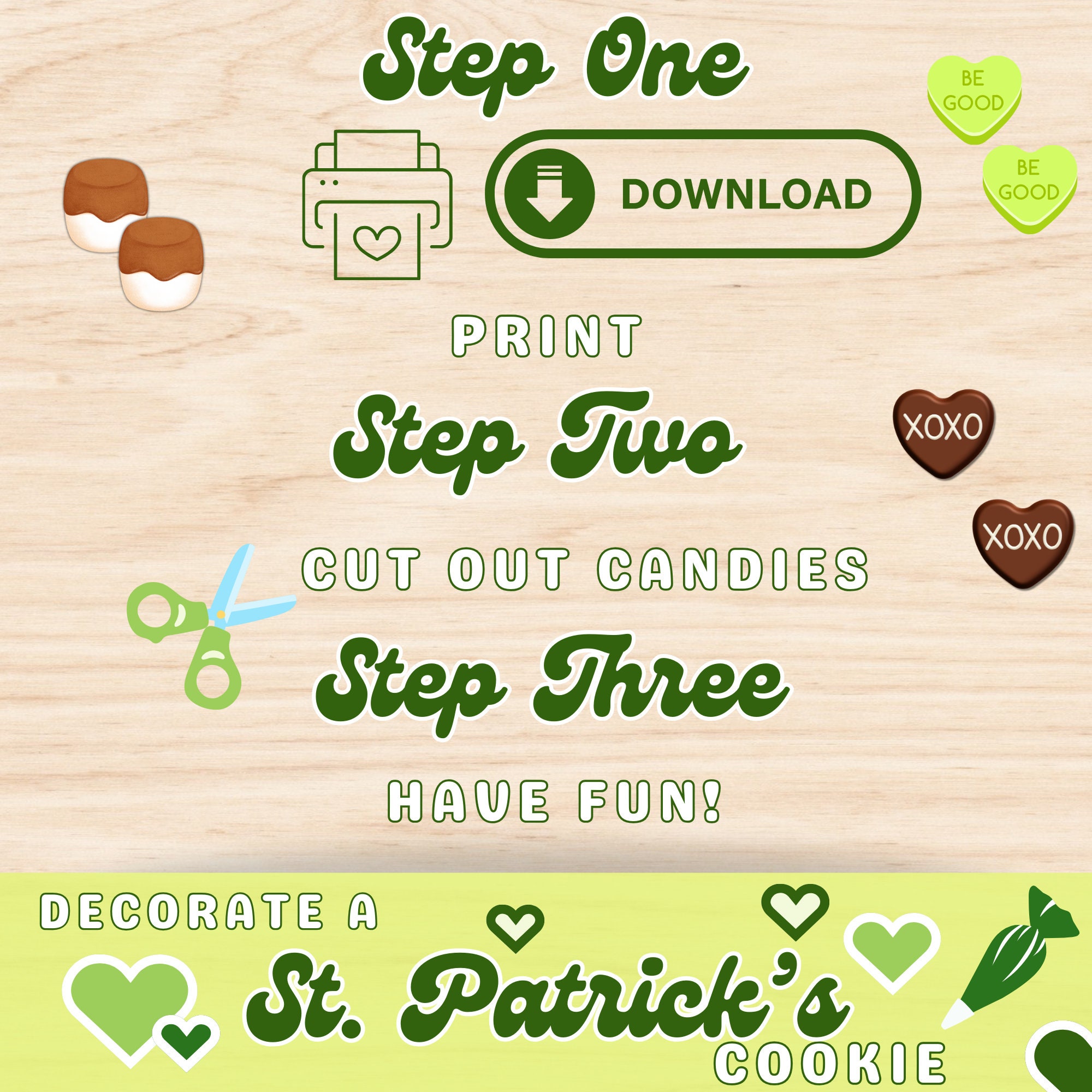 Decorate a St. Patrick's Day Cookie, Preschool Curriculum, St. Patricks ...