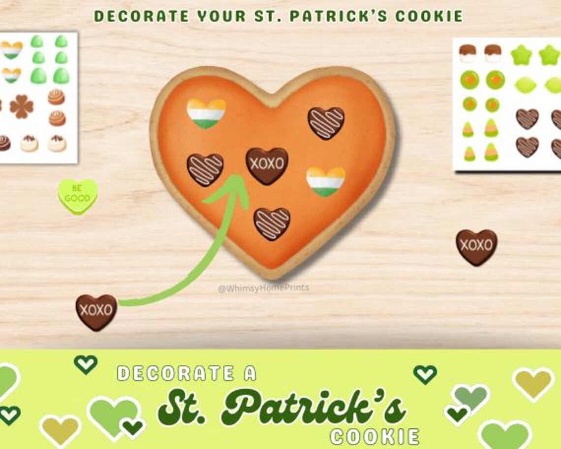 Decorate a St. Patrick's Day Cookie, Preschool Curriculum, St. Patricks ...