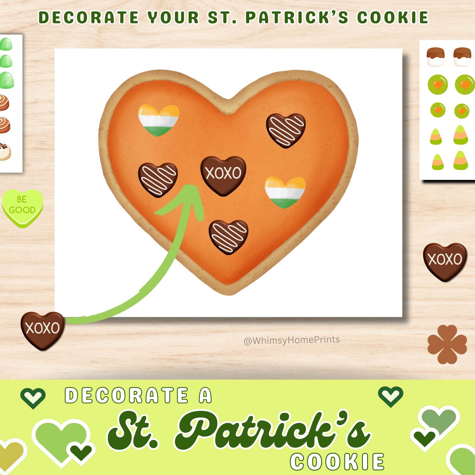 Decorate a St. Patrick's Day Cookie, Preschool Curriculum, St. Patricks ...