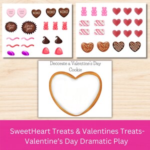 Sweetheart Treats Dramatic Play, Valentine's Pretend Play, Classroom ...