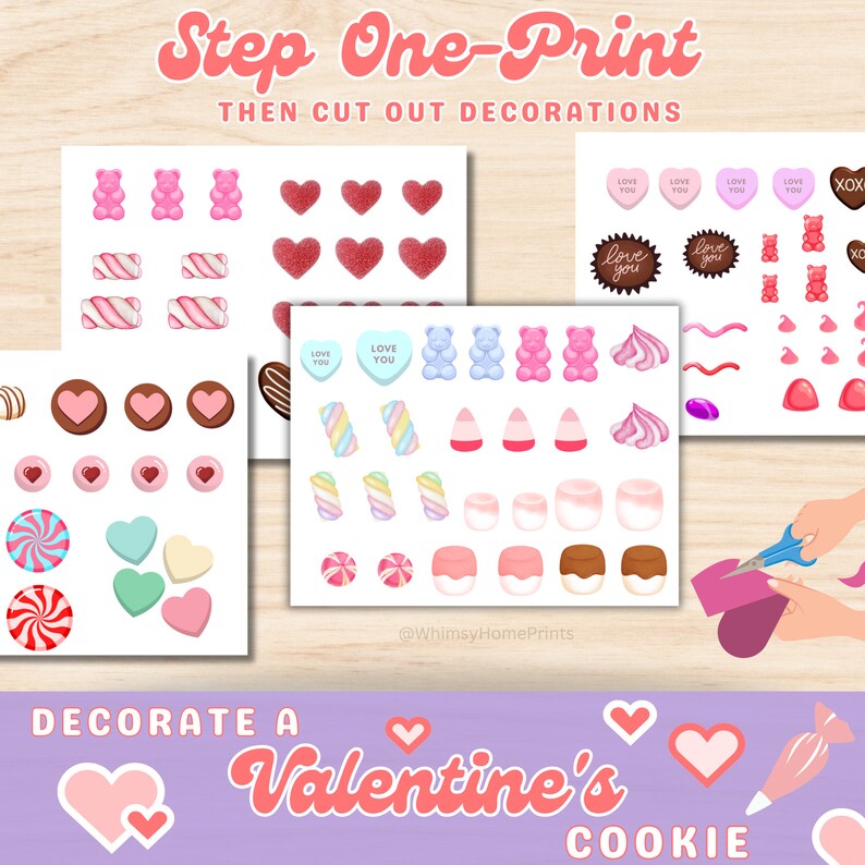 Decorate A Valentine's Day Cookie, Preschool Curriculum, Valentine's ...