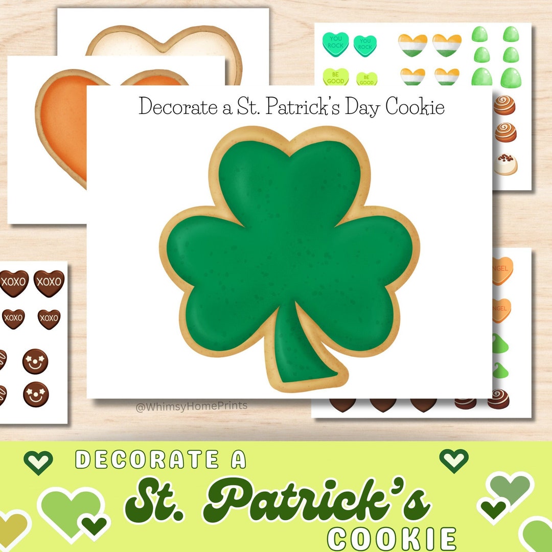 Decorate a St. Patrick's Day Cookie, Preschool Curriculum, St. Patricks ...