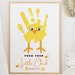 Easter Chicken Handprint Art, Handprint Craft, Art Crafts for Kids ...
