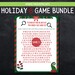 Printable Christmas Game Bundle Christmas Party Games - Etsy