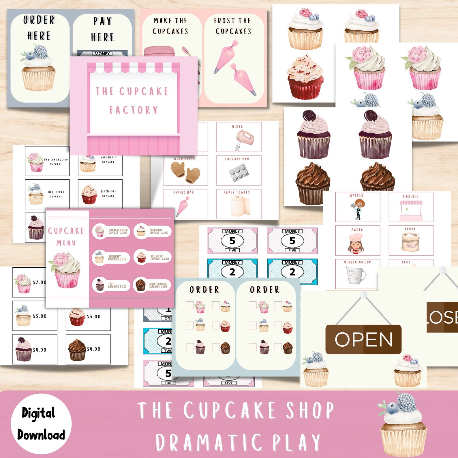 Bakery Dramatic Play, Pretend Play, Play Kit, Classroom Dramatic Play ...