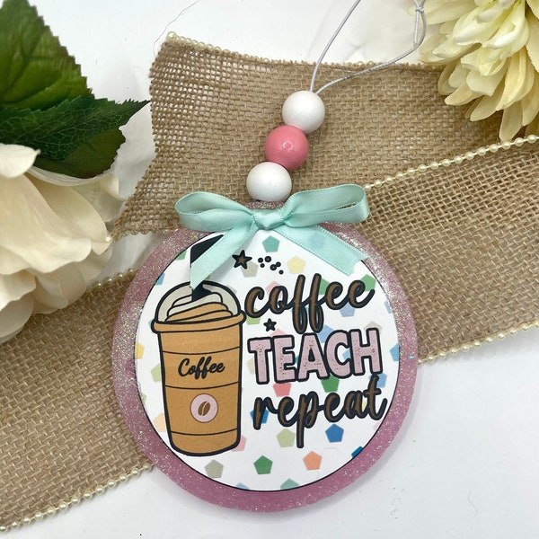 Teacher Round Freshie - Etsy