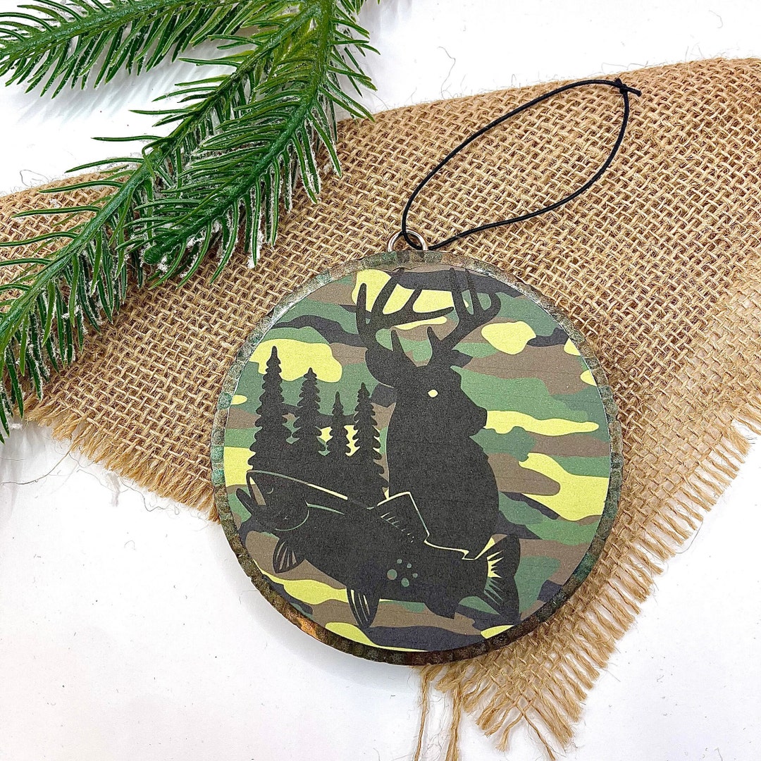 Hunting Fishing Camouflaged Car Freshie, Camo Air Freshener, Gift for ...