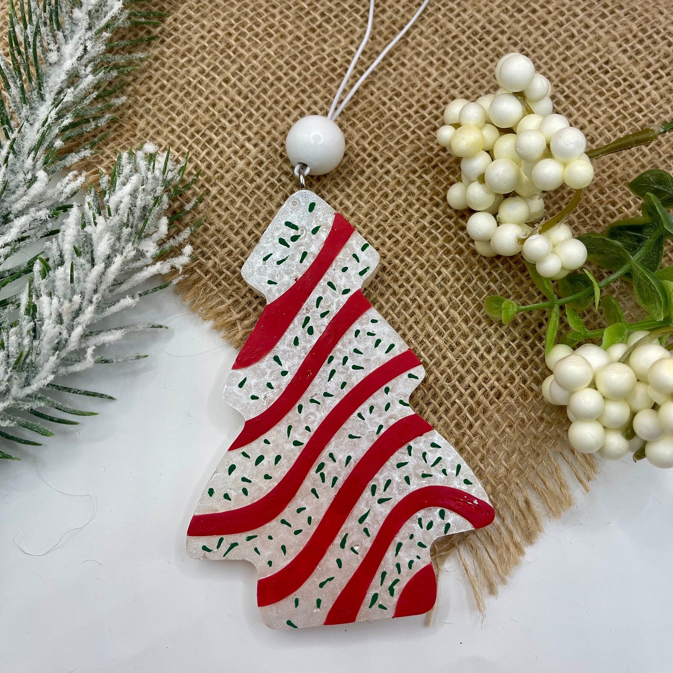 Christmas Tree Car Freshie, Holiday Winter Air Freshener, Cute Merry ...