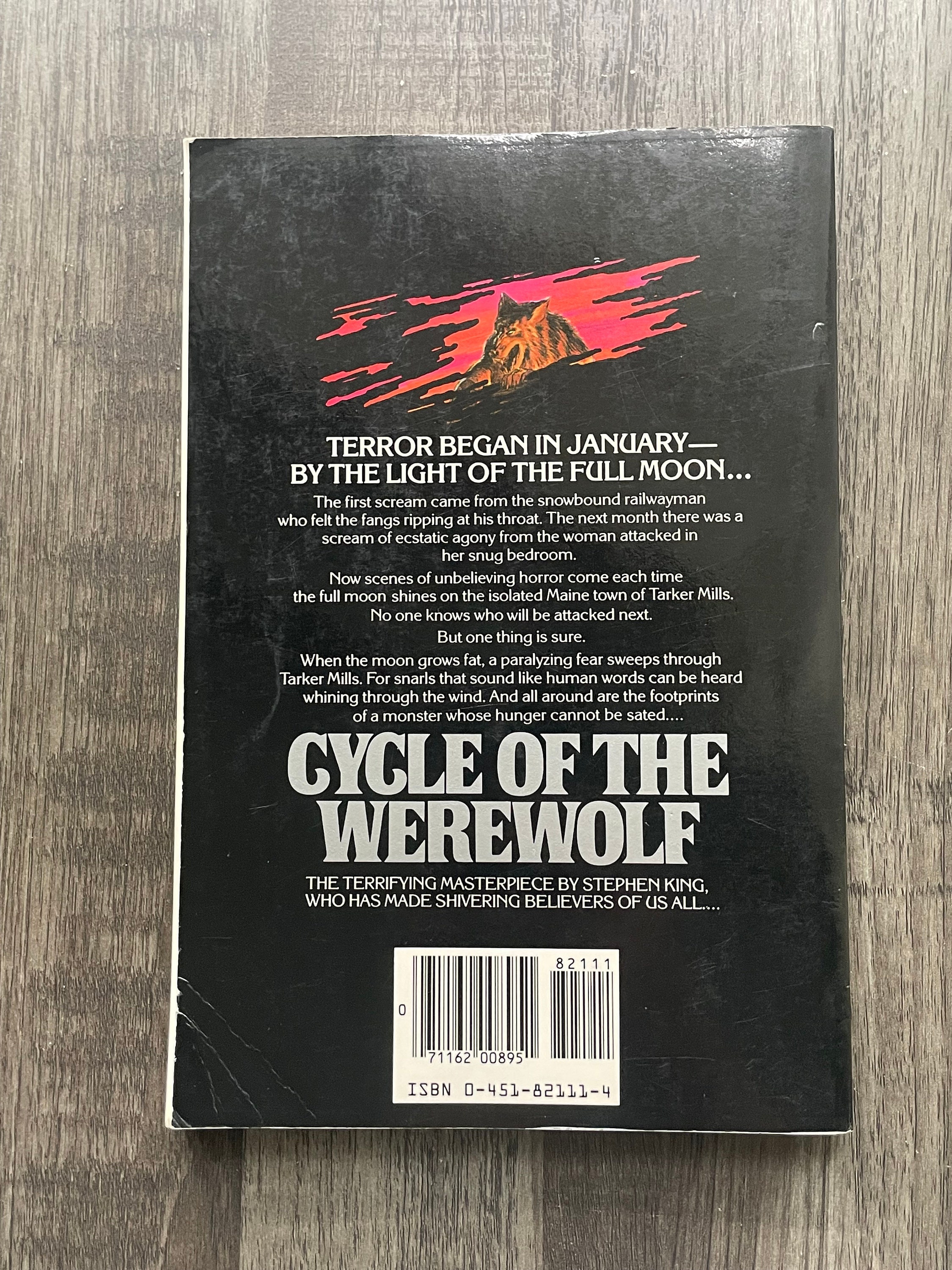 Cycle of the Werewolf by Stephen King First Signet Printing 1985 ...