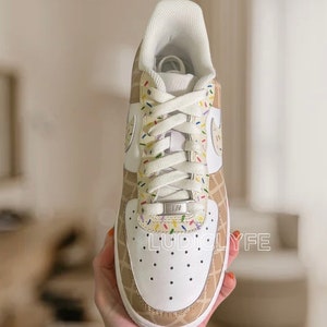 Neutral Custom Ice Cream Air Force Ones, Ice Cream Shoes - Etsy