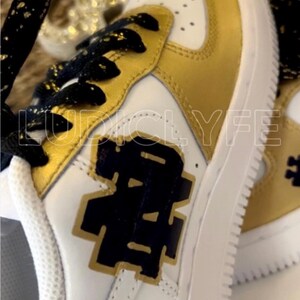 Custom Hand-painted Air Force 1 Sneakers, College Sports Logo Shoes - Etsy