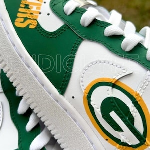 Custom Hand-painted Air Force 1 Sneakers, College Sports Logo Shoes - Etsy