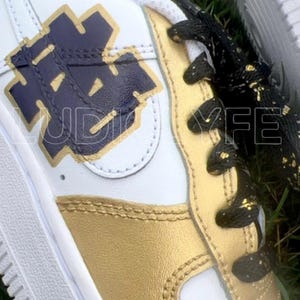 Custom Hand-painted Air Force 1 Sneakers, College Sports Logo Shoes - Etsy