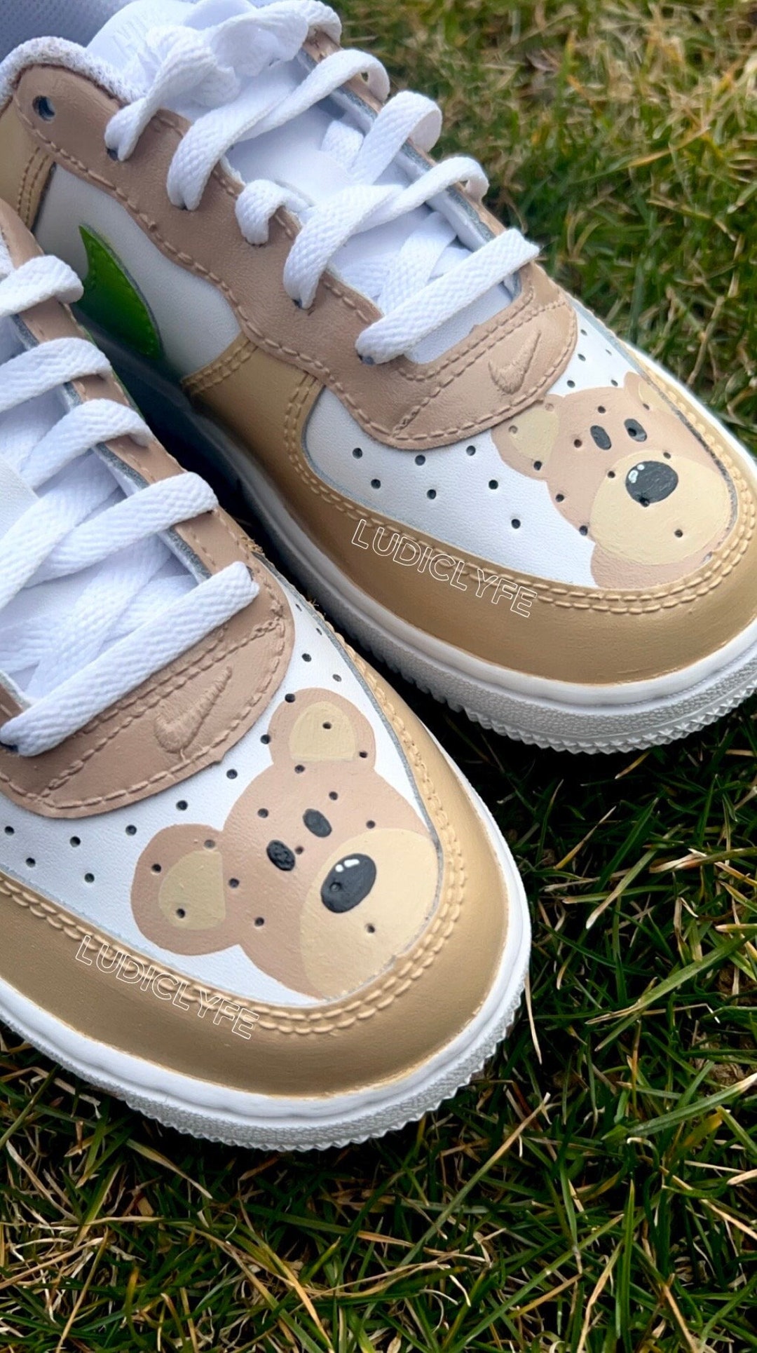 Custom Teddy Bear Air Force Ones - Etsy